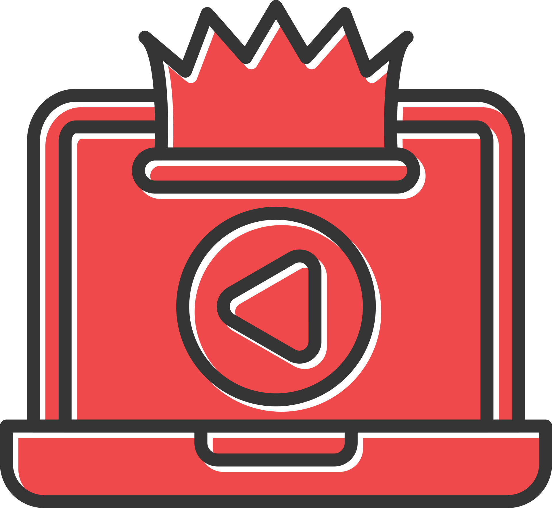 Premium Content Filled Icon 9807386 Vector Art at Vecteezy