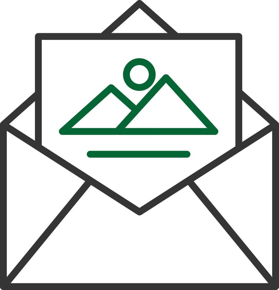 Envelope Line Two Color 9808556 Vector Art at Vecteezy