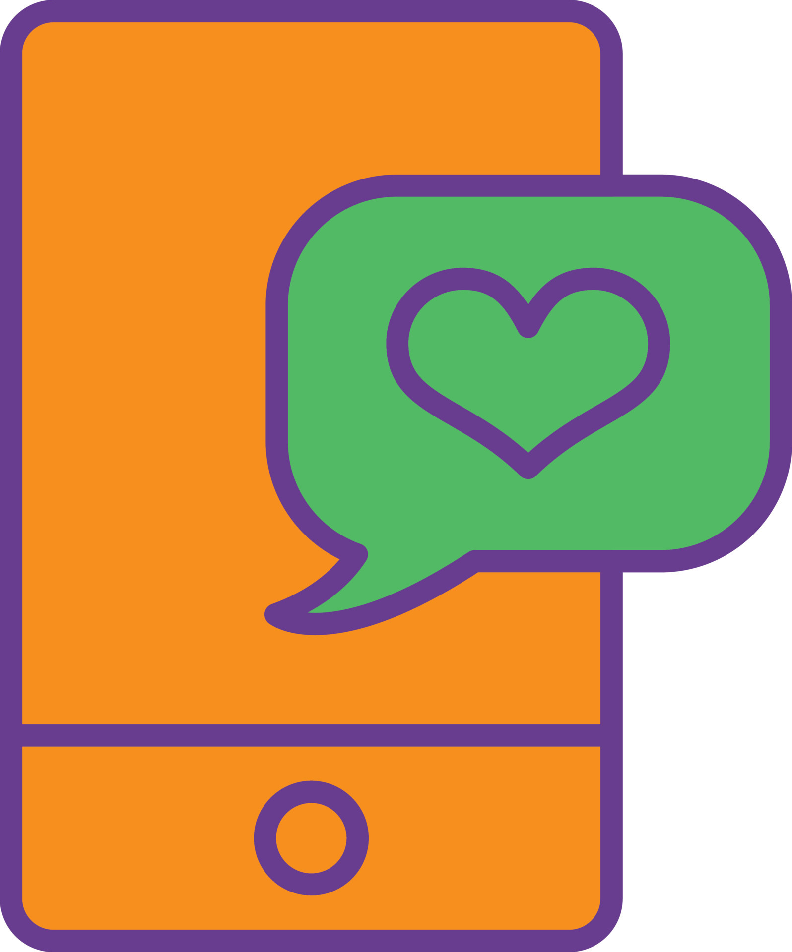 Sms Line Filled Two Color 9810117 Vector Art at Vecteezy