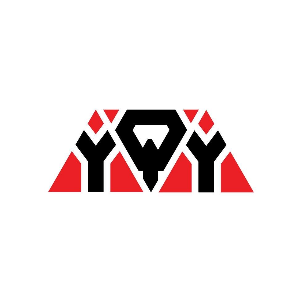 YQY triangle letter logo design with triangle shape. YQY triangle logo design monogram. YQY ...