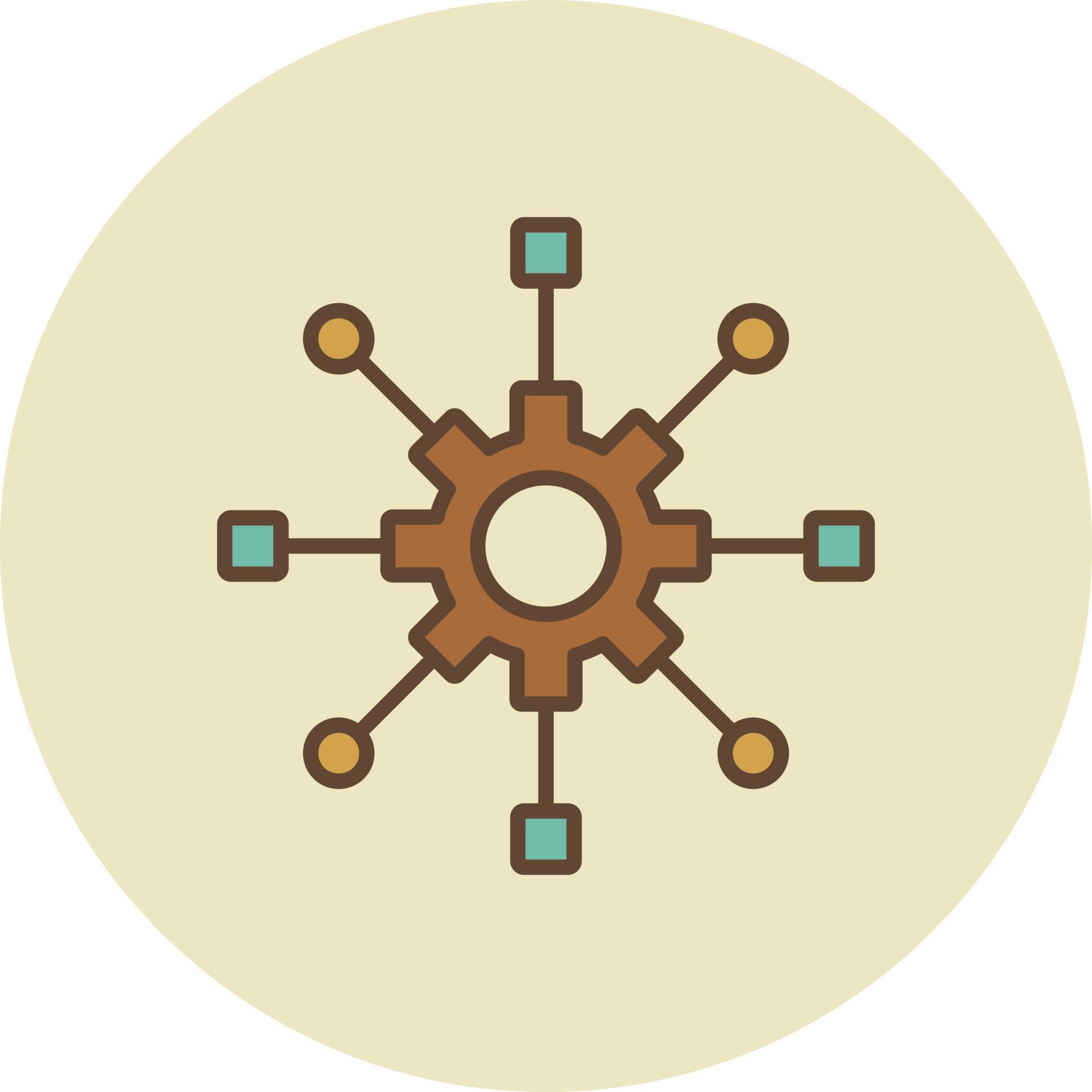 Algorithm Filled Retro 9814518 Vector Art at Vecteezy