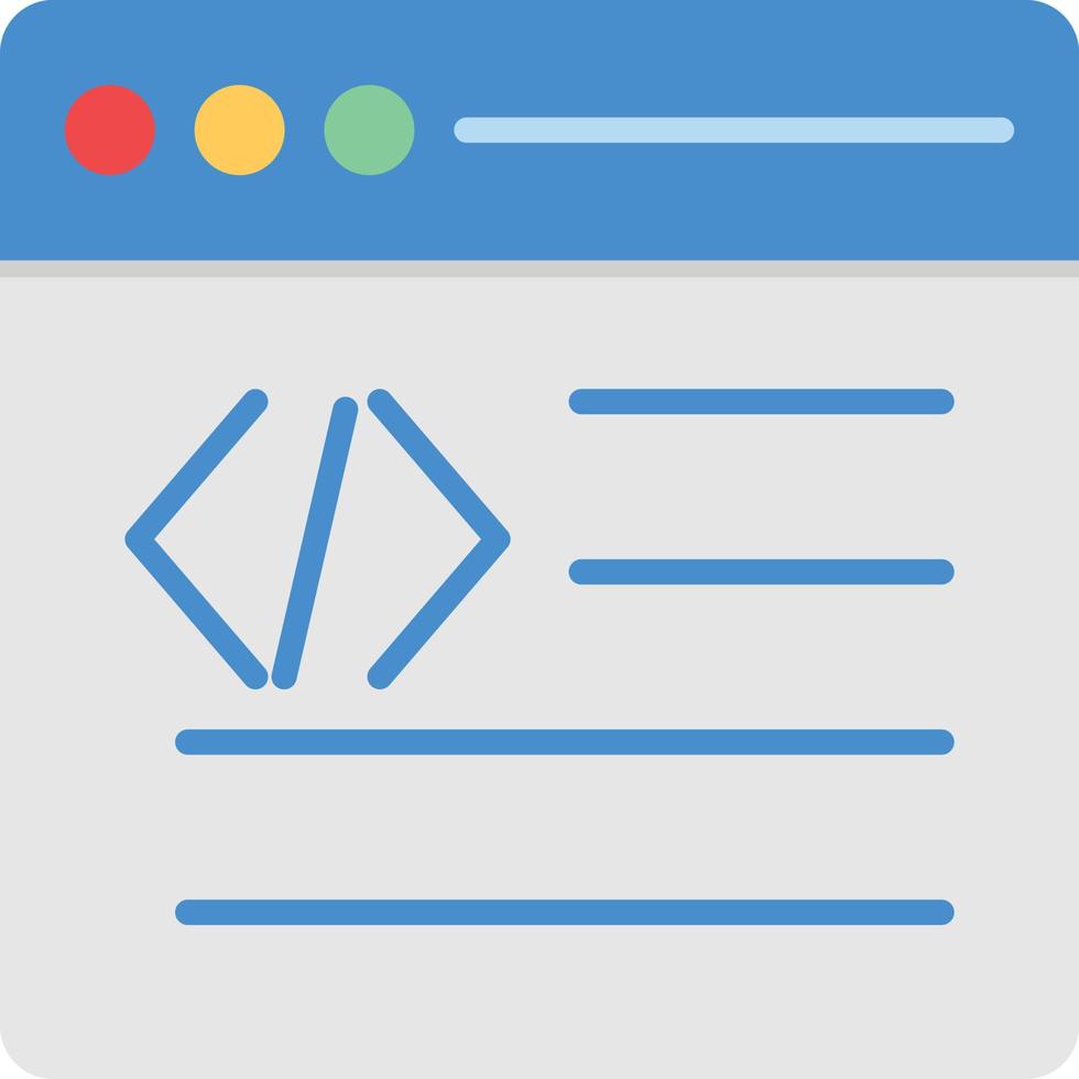 Web Programing Flat Icon 9819275 Vector Art at Vecteezy