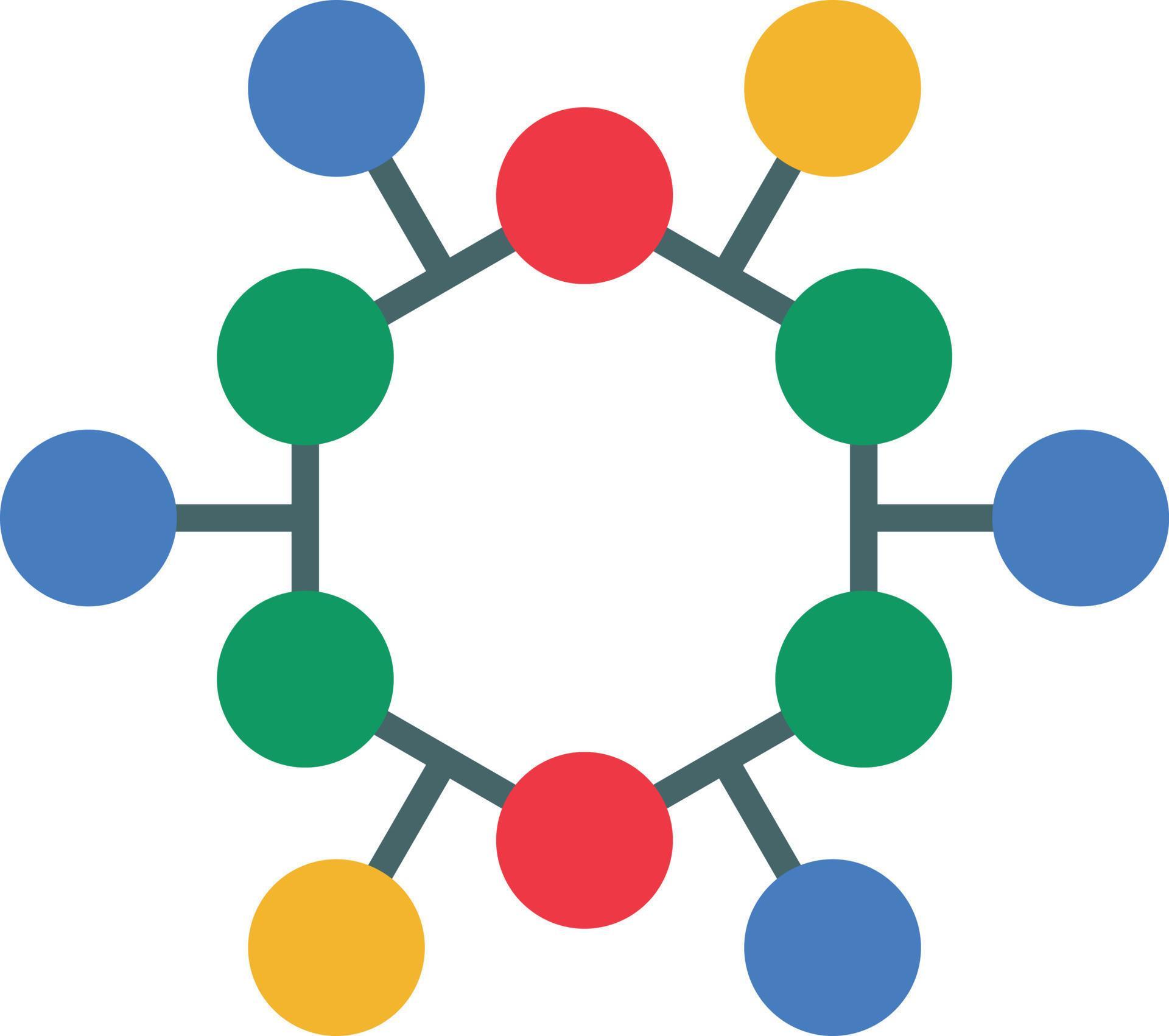 Atom Structure Flat Icon 9819823 Vector Art At Vecteezy