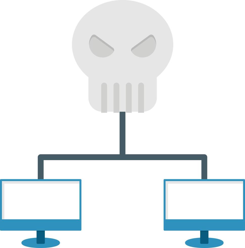 Network Hack Flat Icon 9819923 Vector Art at Vecteezy