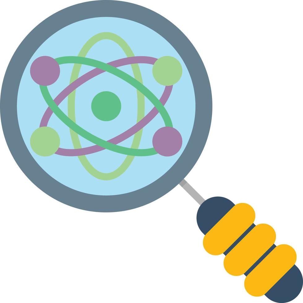 Magnifying Glass Flat Icon 9819927 Vector Art At Vecteezy