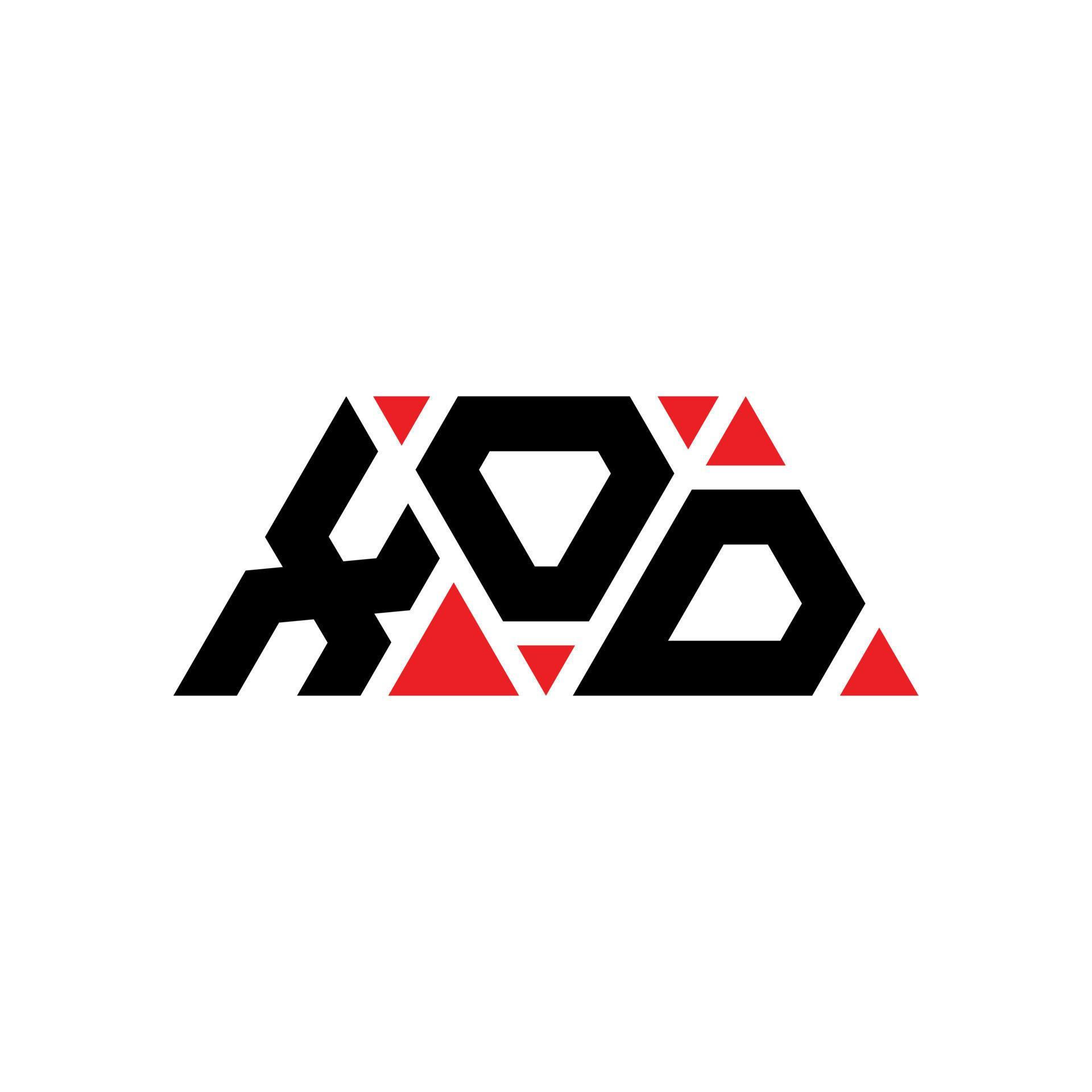 XOD triangle letter logo design with triangle shape. XOD triangle logo ... XOD triangle letter logo design with triangle shape. XOD triangle logo ...