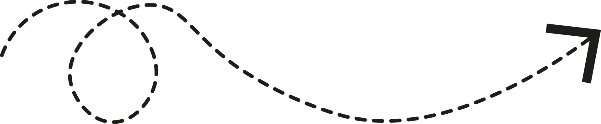 Dashed Line Arrow 9836460 PNG