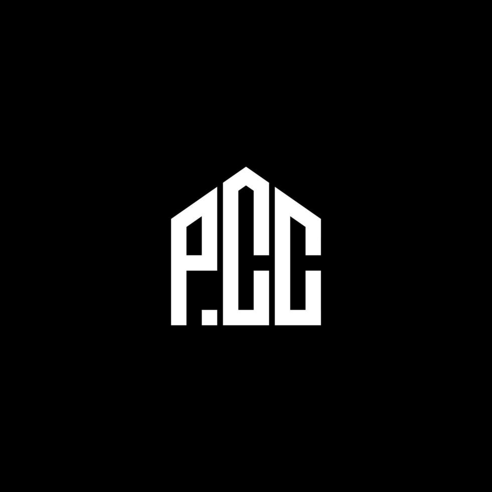 PCC letter logo design on BLACK background. PCC creative initials letter logo concept. PCC ...