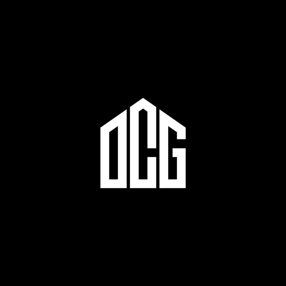 OCG letter logo design on BLACK background. OCG creative initials letter logo concept. OCG ...