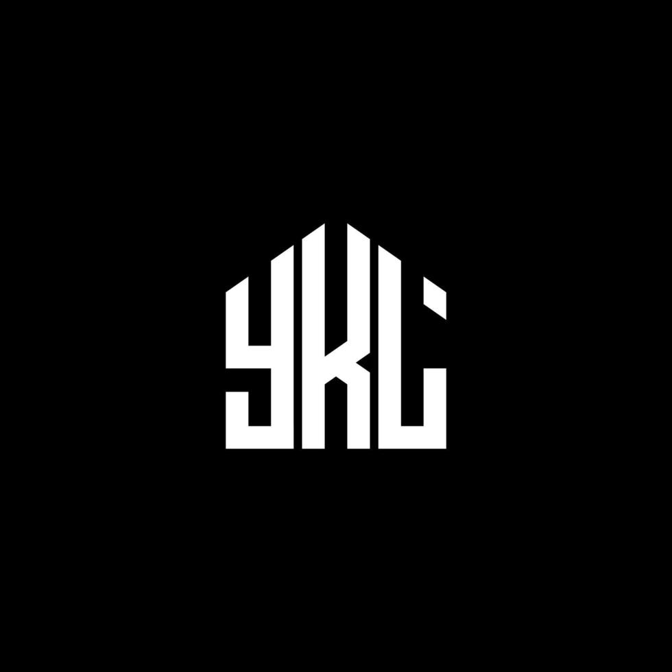 YKL letter logo design on BLACK background. YKL creative initials letter logo concept. YKL ...