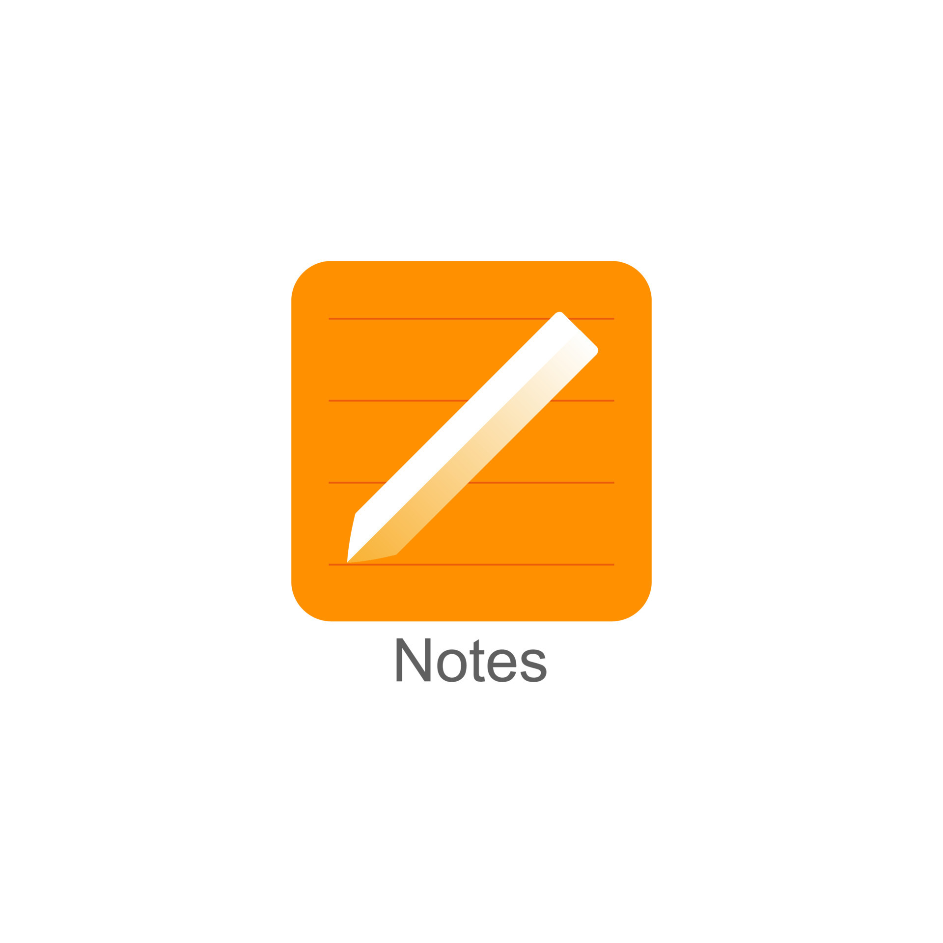 Taking note icon thin line for web and mobile, modern minimalistic flat ...