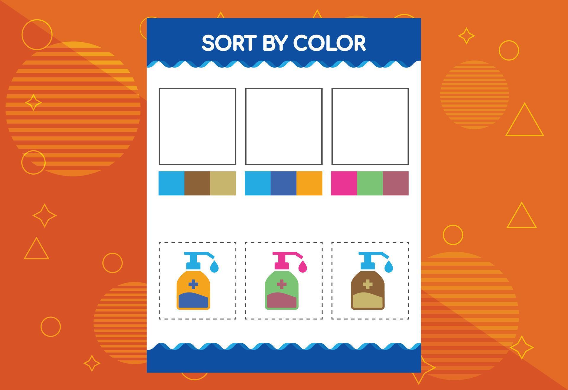 Sort By Color Worksheet For Kids Good For School And Kindergarten sort-by-color-worksheet-for-kids-good-for-school-and-kindergarten