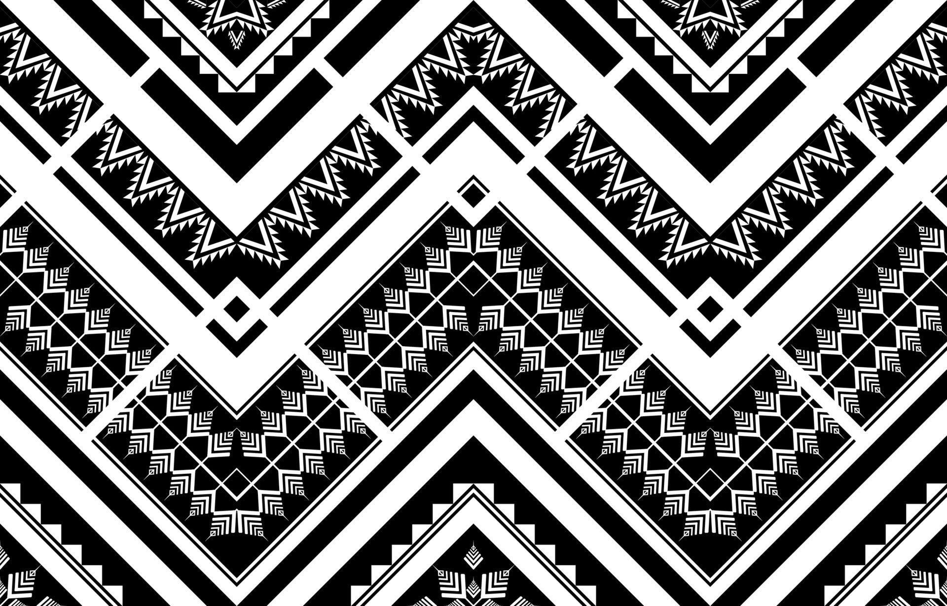 Geometric Ethnic Pattern Traditional Seamless Vector Design For