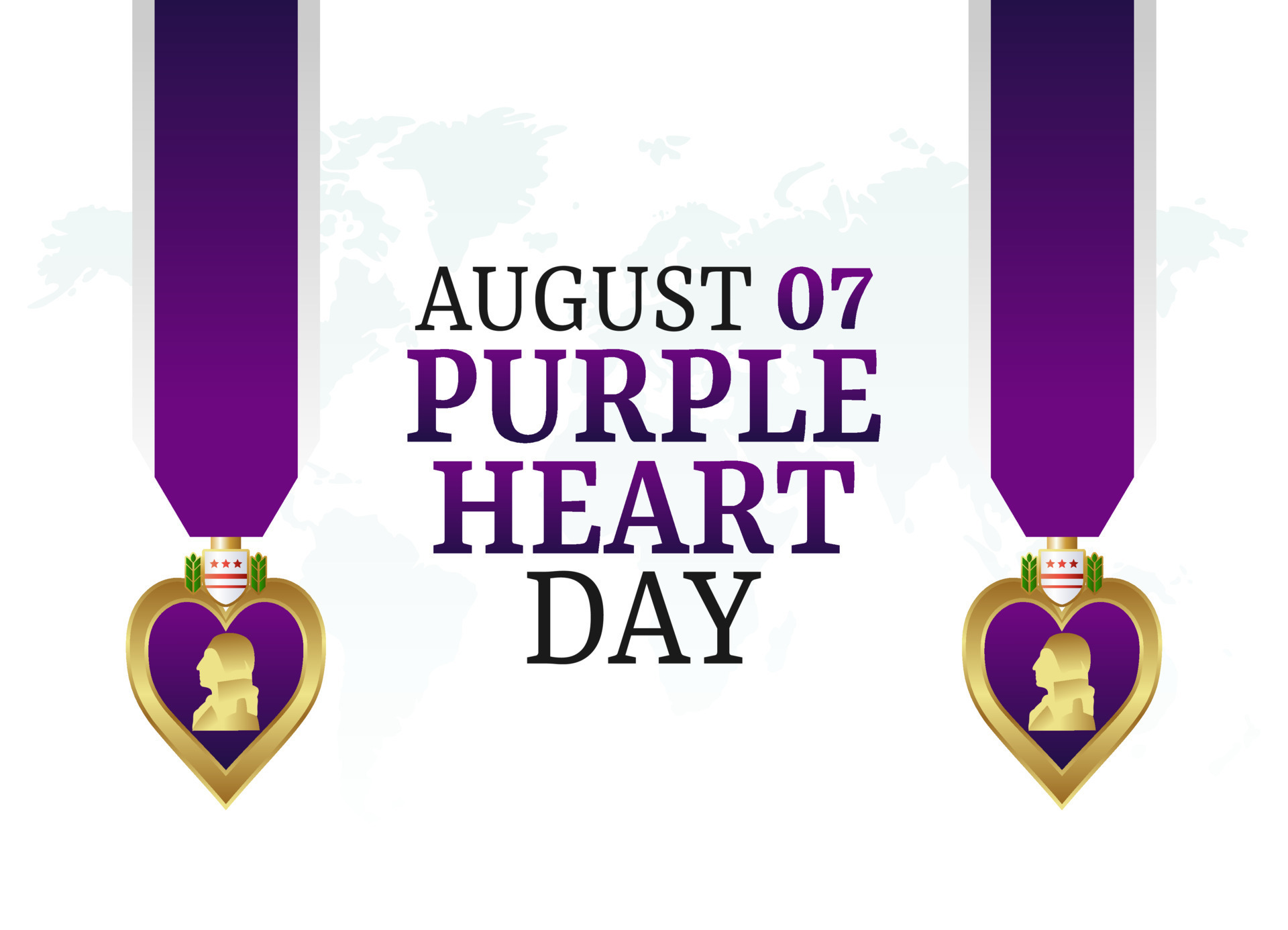 Vector Graphic Of Purple Heart Day Good For Purple Heart Day vector-graphic-of-purple-heart-day-good-for-purple-heart-day