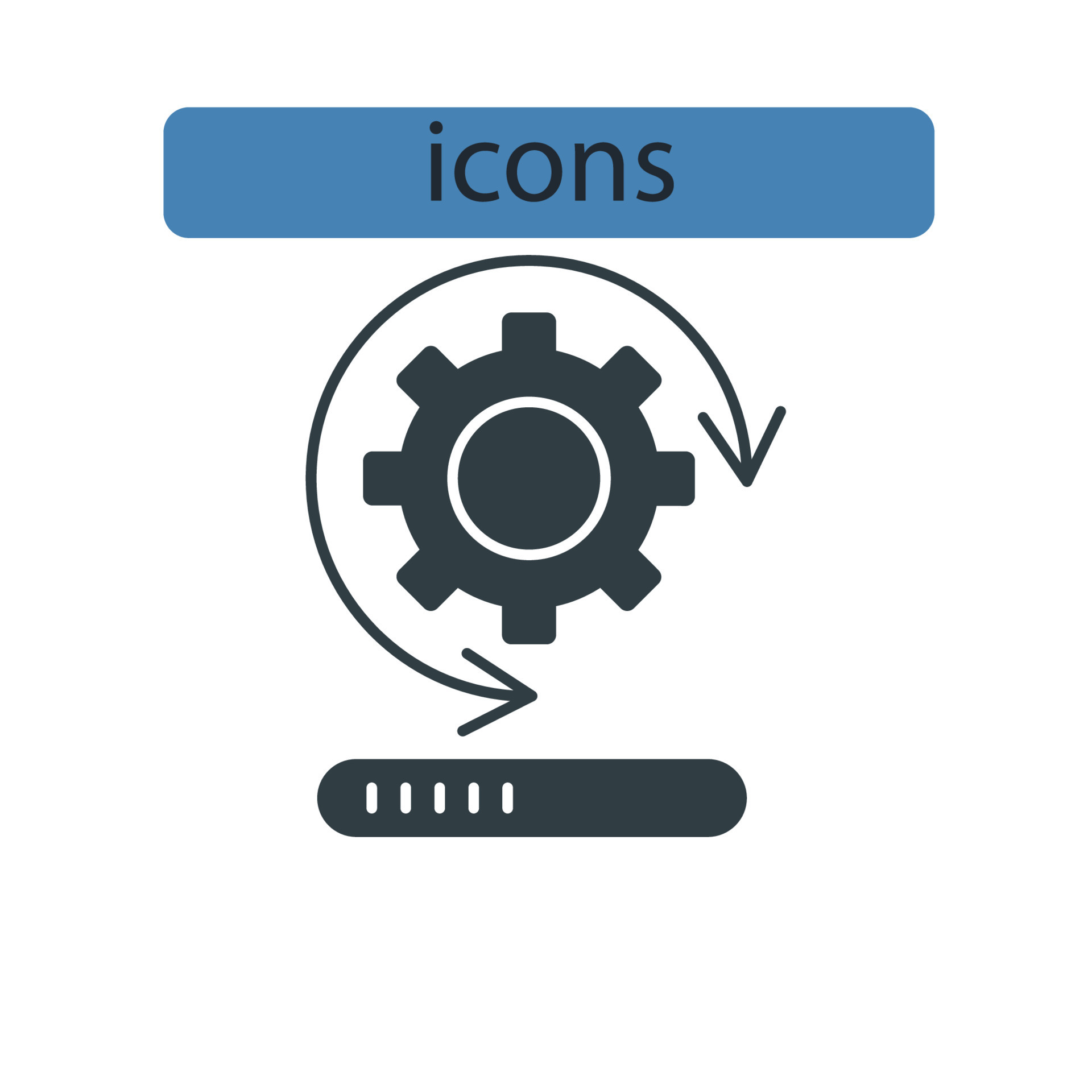 software update icons symbol vector elements for infographic web ...