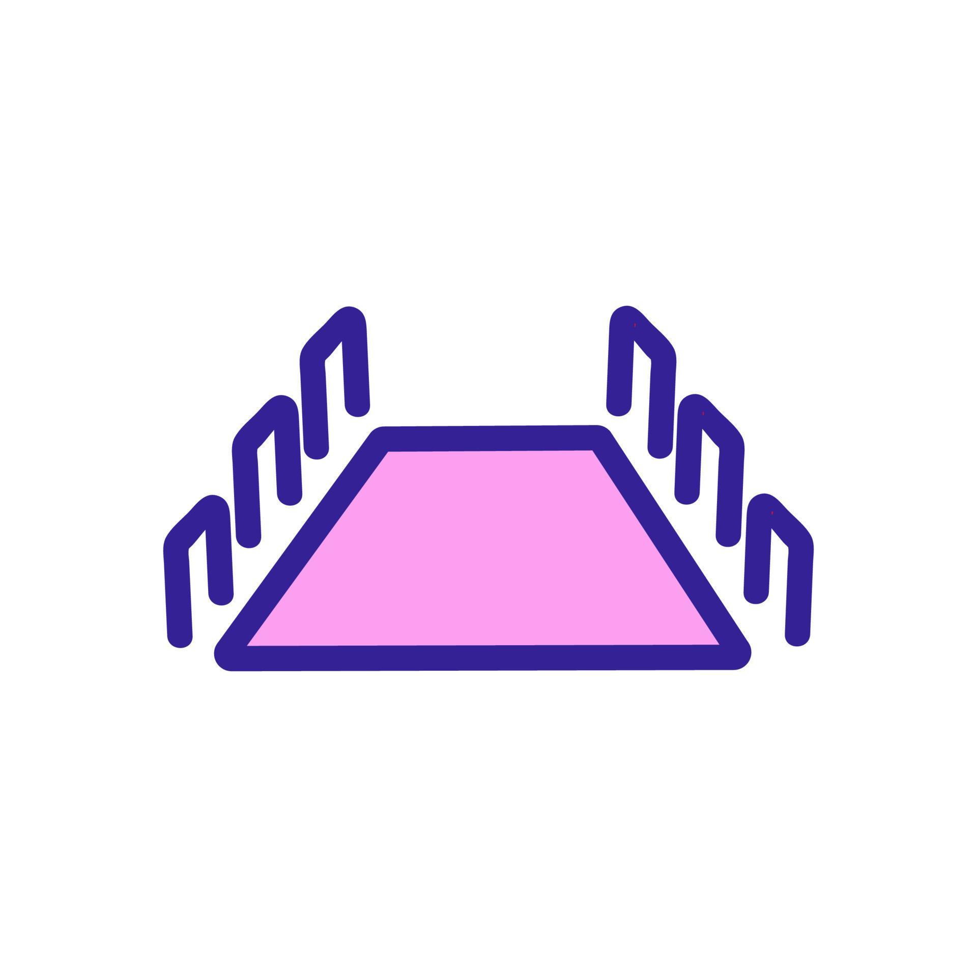 Table Icon Vector Isolated Contour Symbol Illustration 9847432 Vector Art At Vecteezy