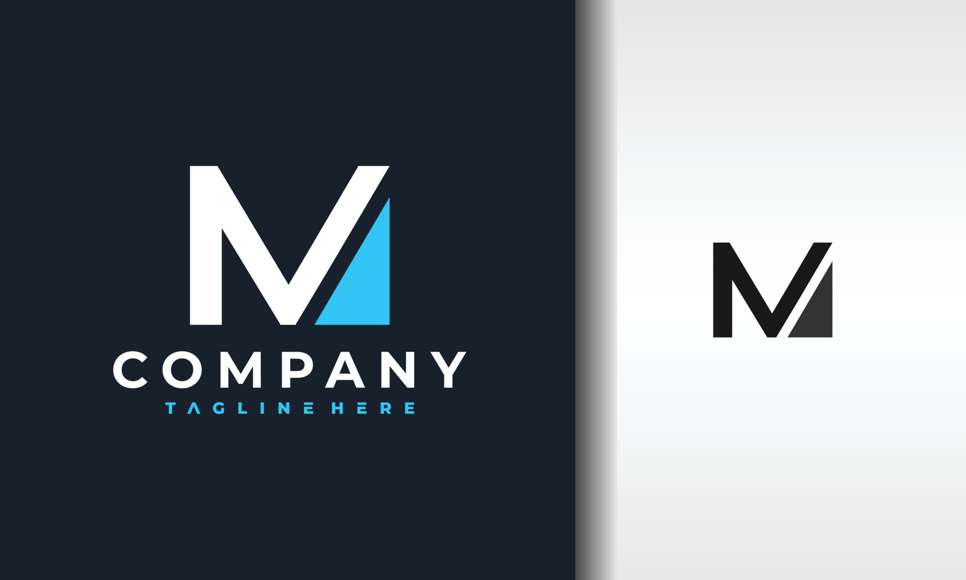 logotipo de letra m simple 9852850 Vector en Vecteezy