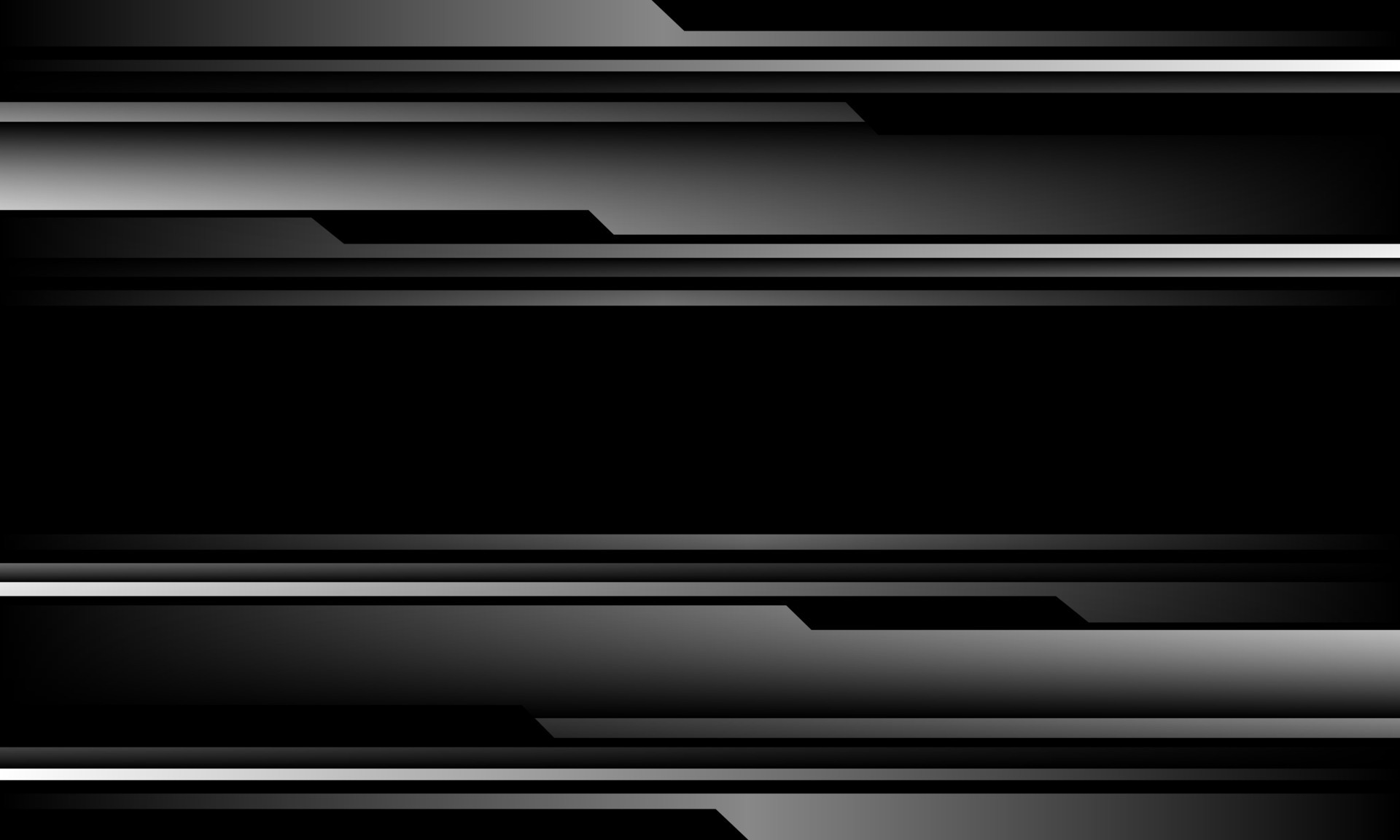 Abstract Grey Metallic Black Cyber Futuristic Technology Geometric Design Modern Background