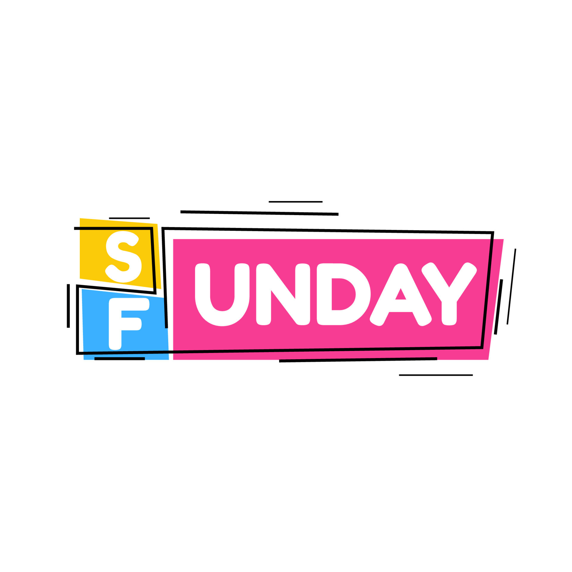 sunday funday vector design.vector illustration 9860429 Vector Art at Vecteezy