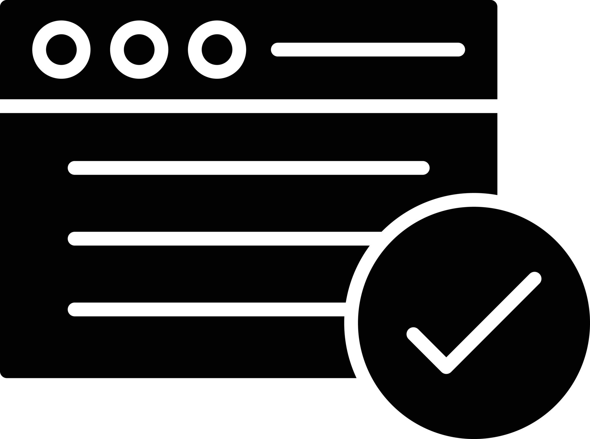 Website Glyph Icon 9864968 Vector Art at Vecteezy