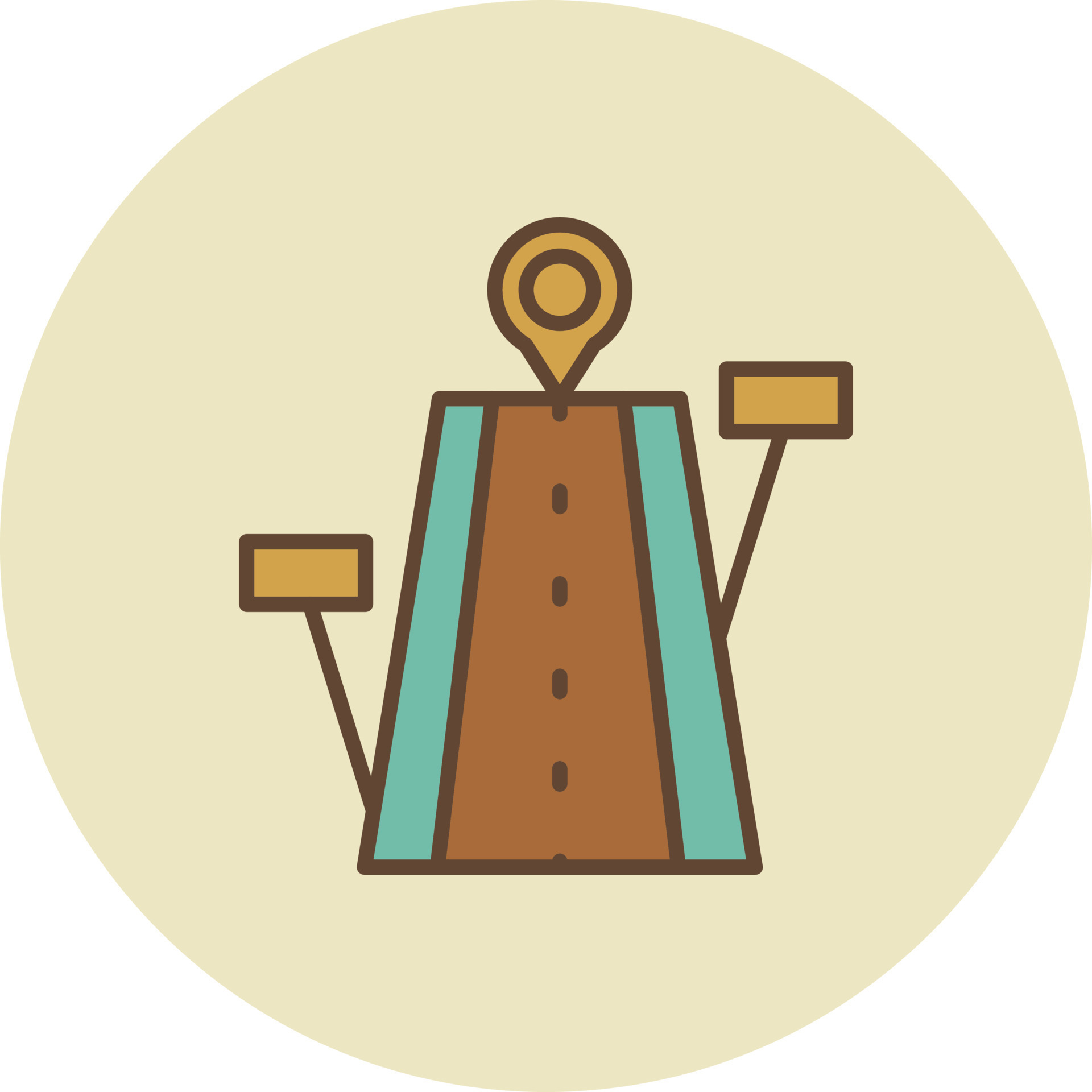 Road Filled Retro 9866644 Vector Art at Vecteezy