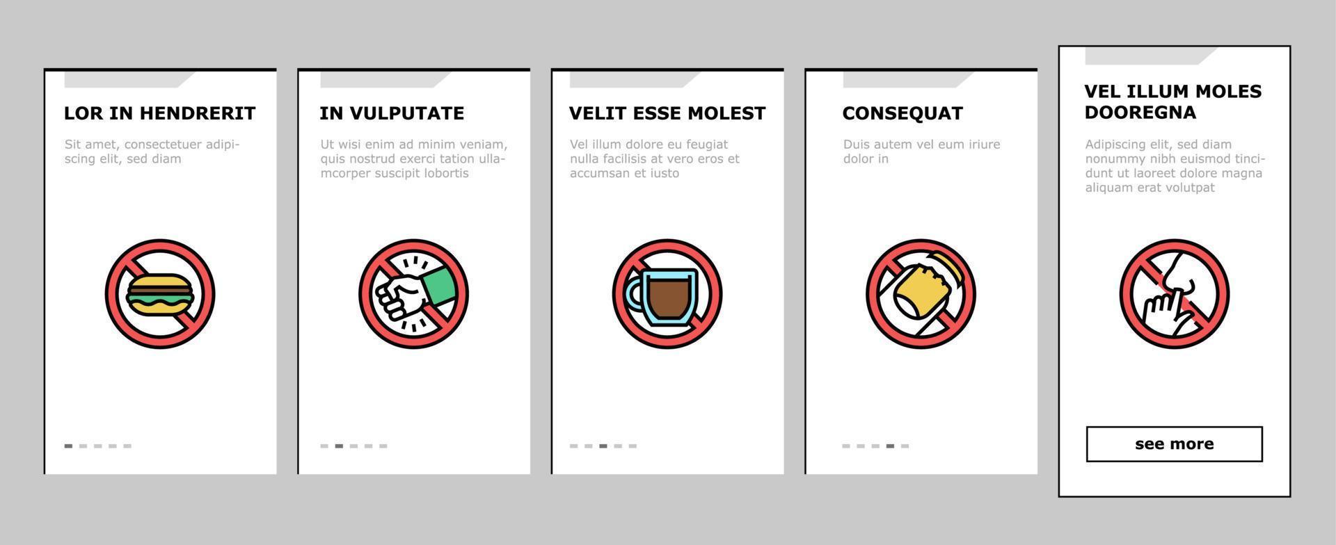 Addiction Substance Dependence Onboarding Icons Set Vector 9869705 ... Addiction Substance Dependence Onboarding Icons Set Vector 9869705 ...