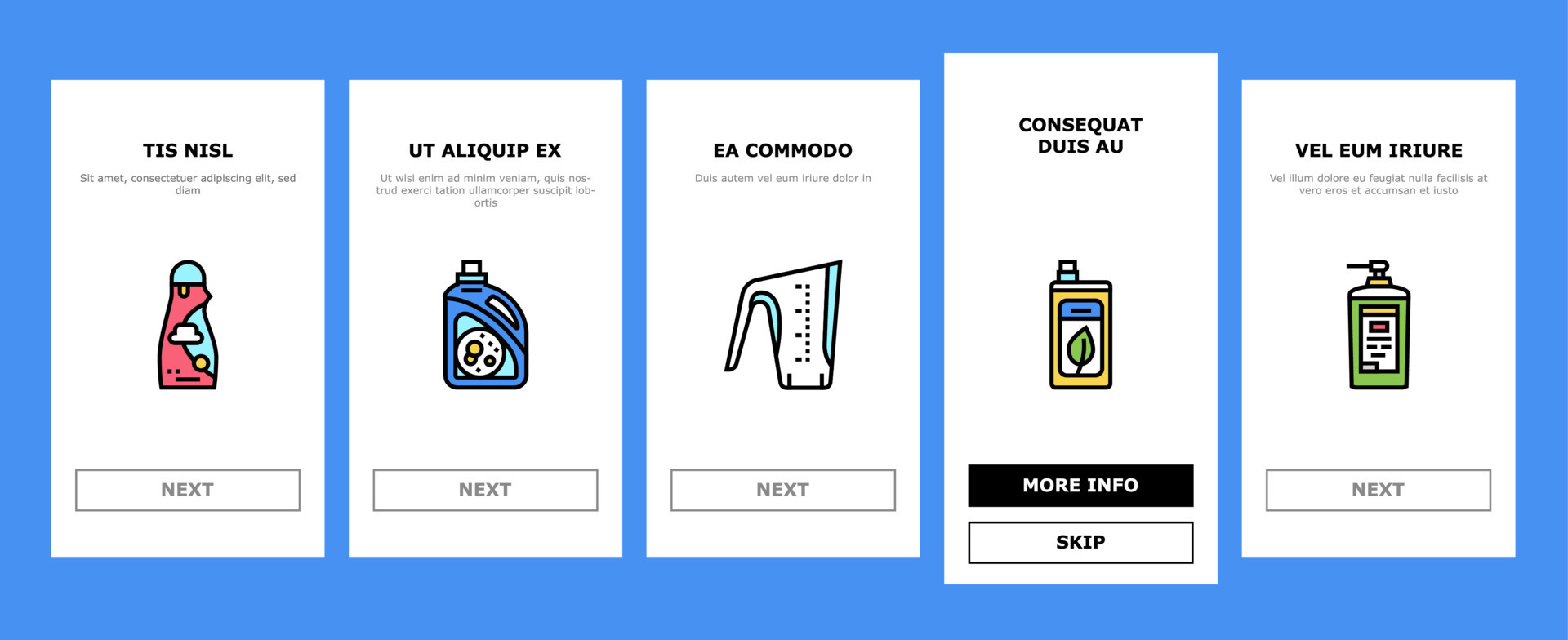 Detergent Organic Laundry Soap Onboarding Icons Set Vector 9871402 ... Detergent Organic Laundry Soap Onboarding Icons Set Vector 9871402 ...