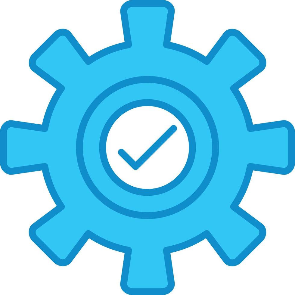 Setting Line Filled Blue 9874292 Vector Art at Vecteezy