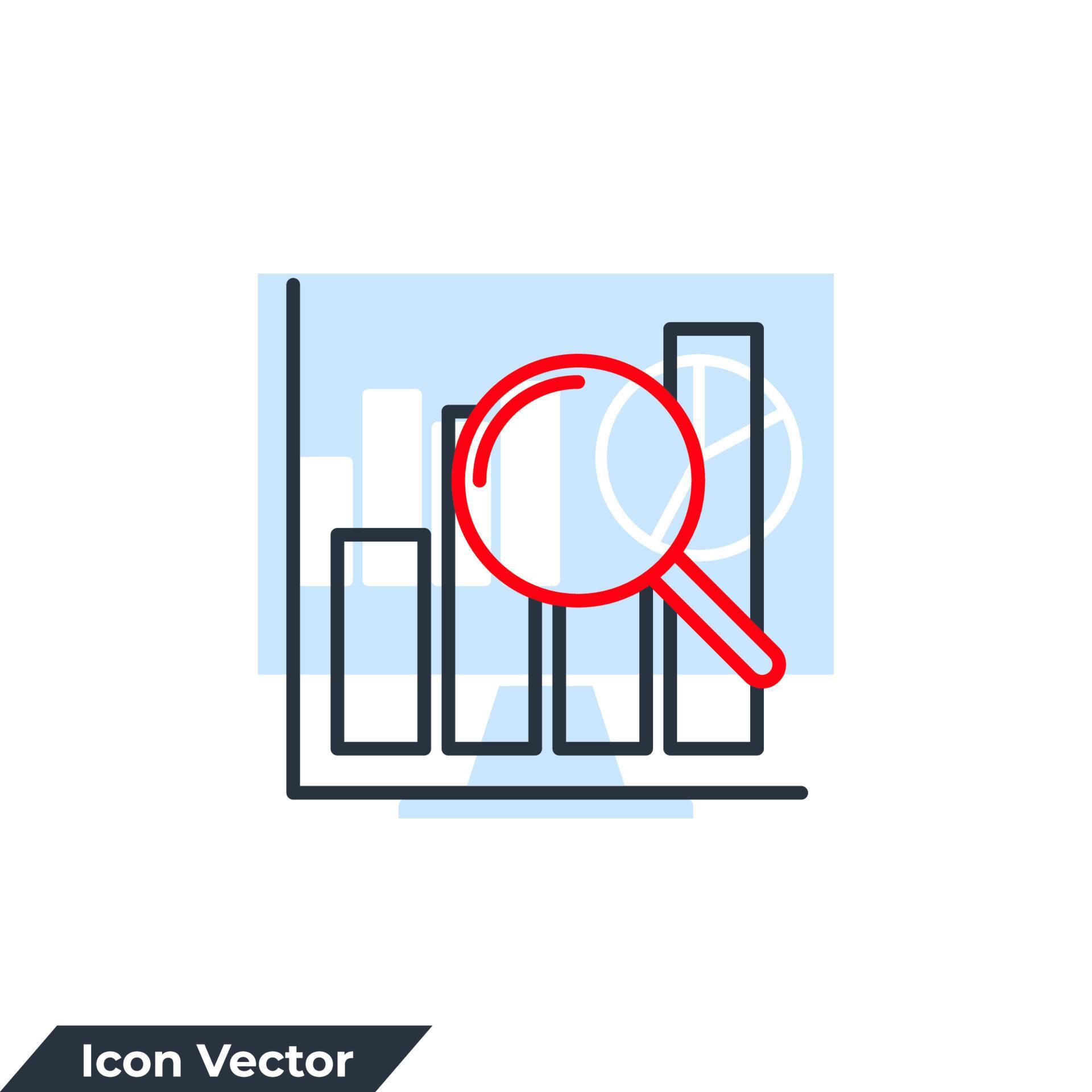 Analytics Icon Logo Vector Illustration Data Analysis Symbol Template For Graphic And Web