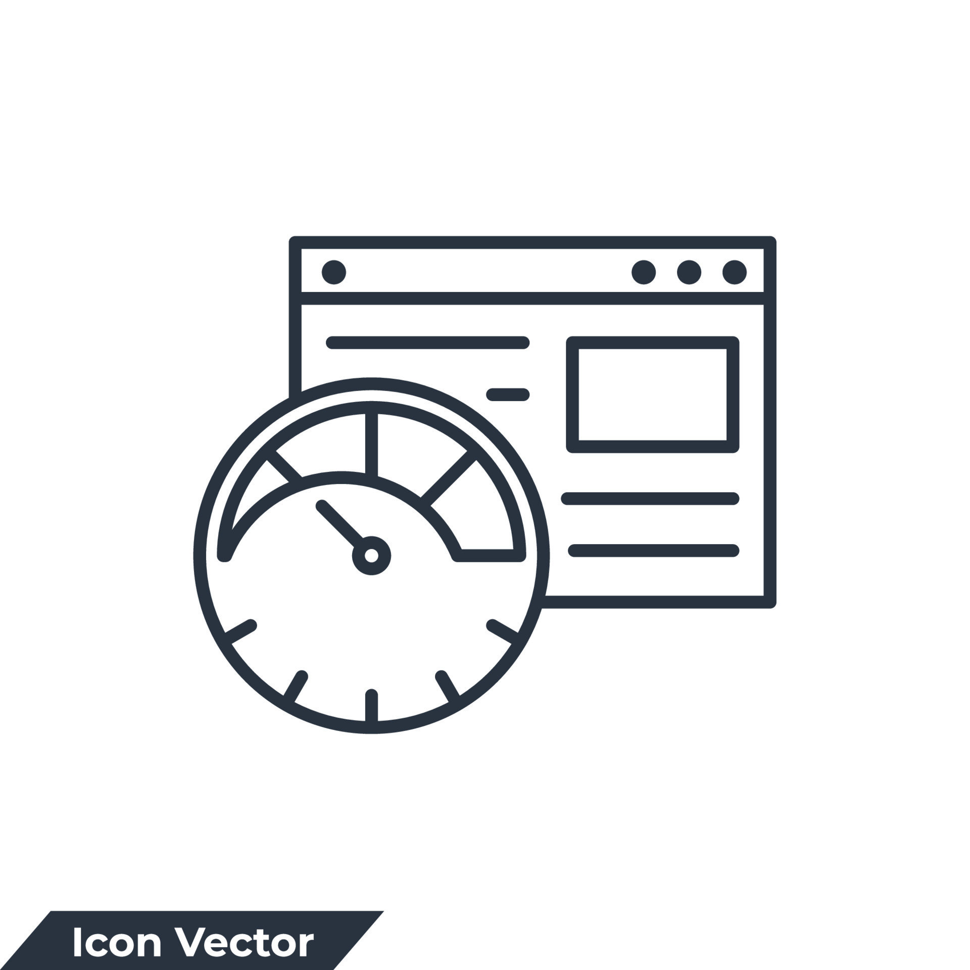 page speed icon logo vector illustration. Website Optimization symbol ... page speed icon logo vector illustration. Website Optimization symbol ...