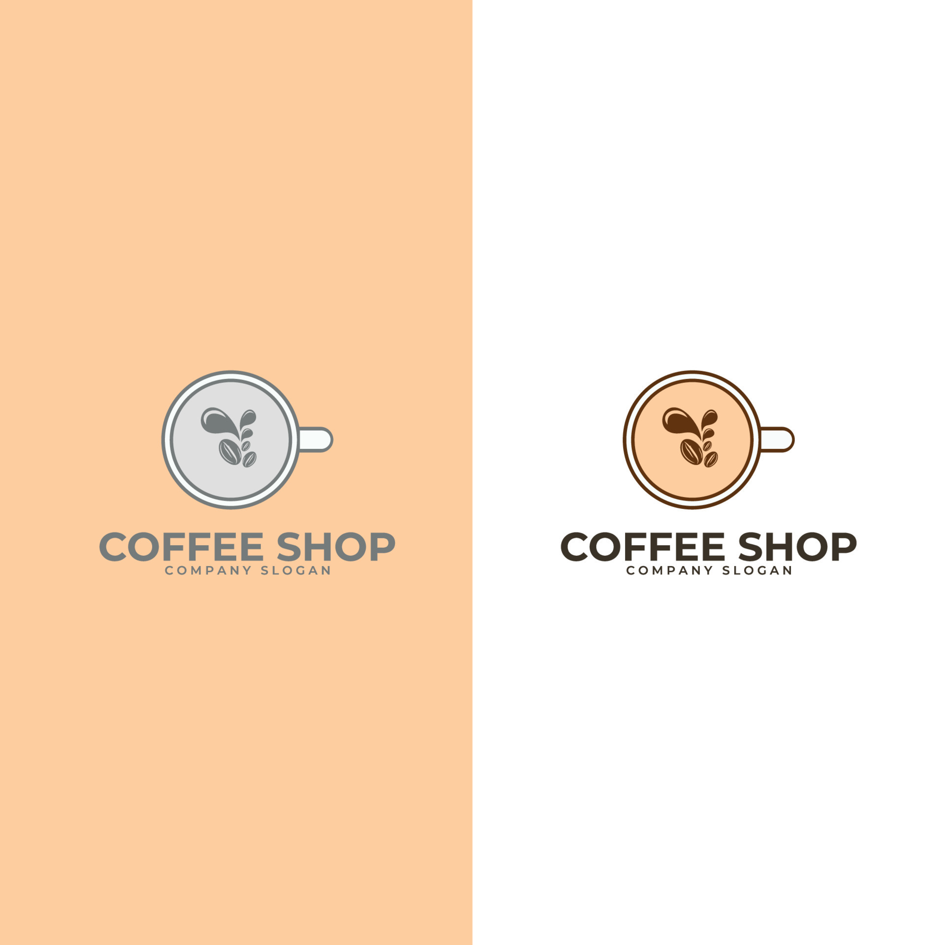Coffee shop logo. Coffee Logo. Set of modern vintage coffee shop logos ... Coffee shop logo. Coffee Logo. Set of modern vintage coffee shop logos ...