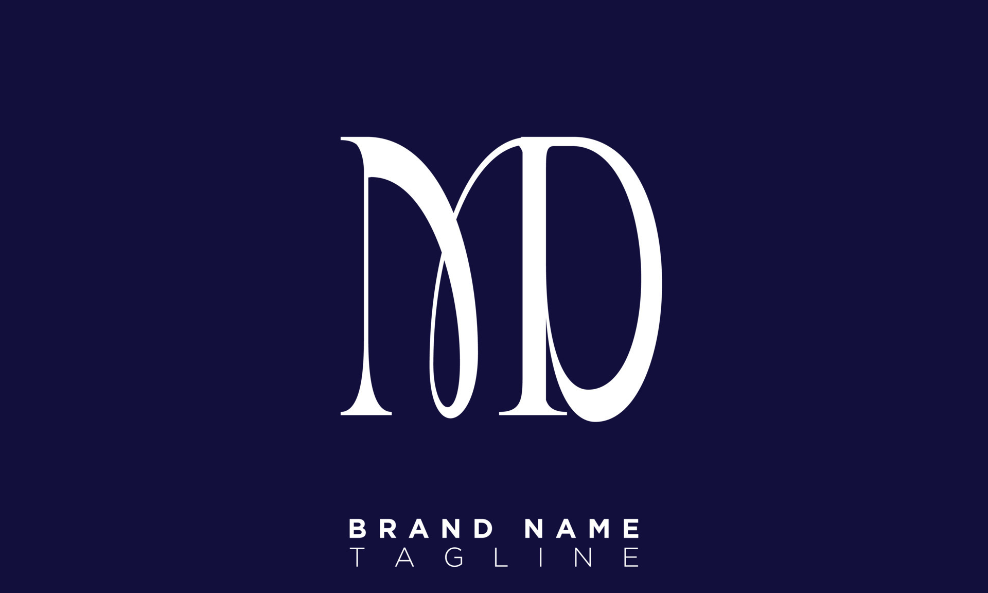 alfabeto letras iniciales monograma logo md, dm, m y d 9885617 Vector en Vecteezy