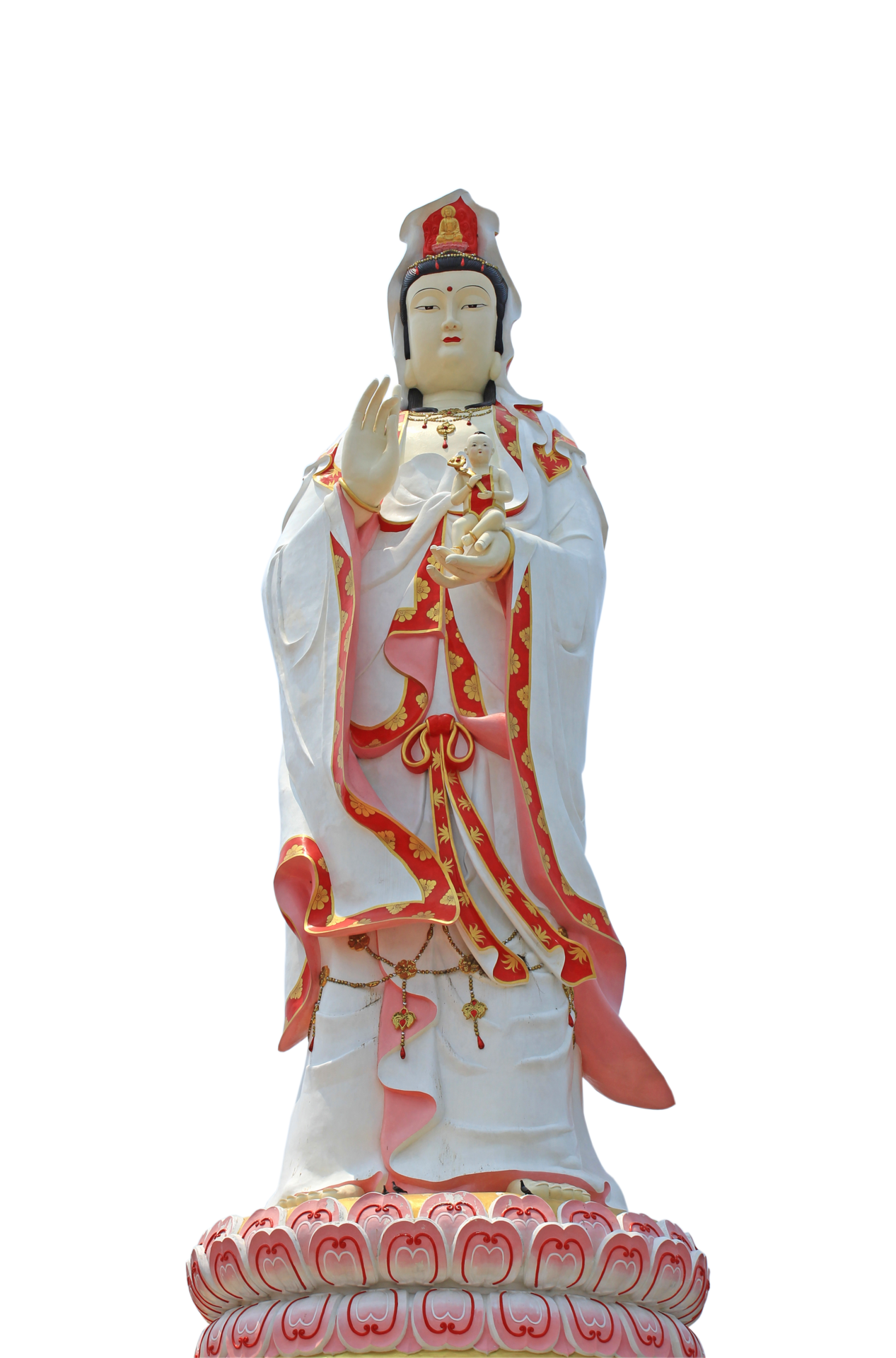 Statue Of Guan Yin In Png 9887124 Png