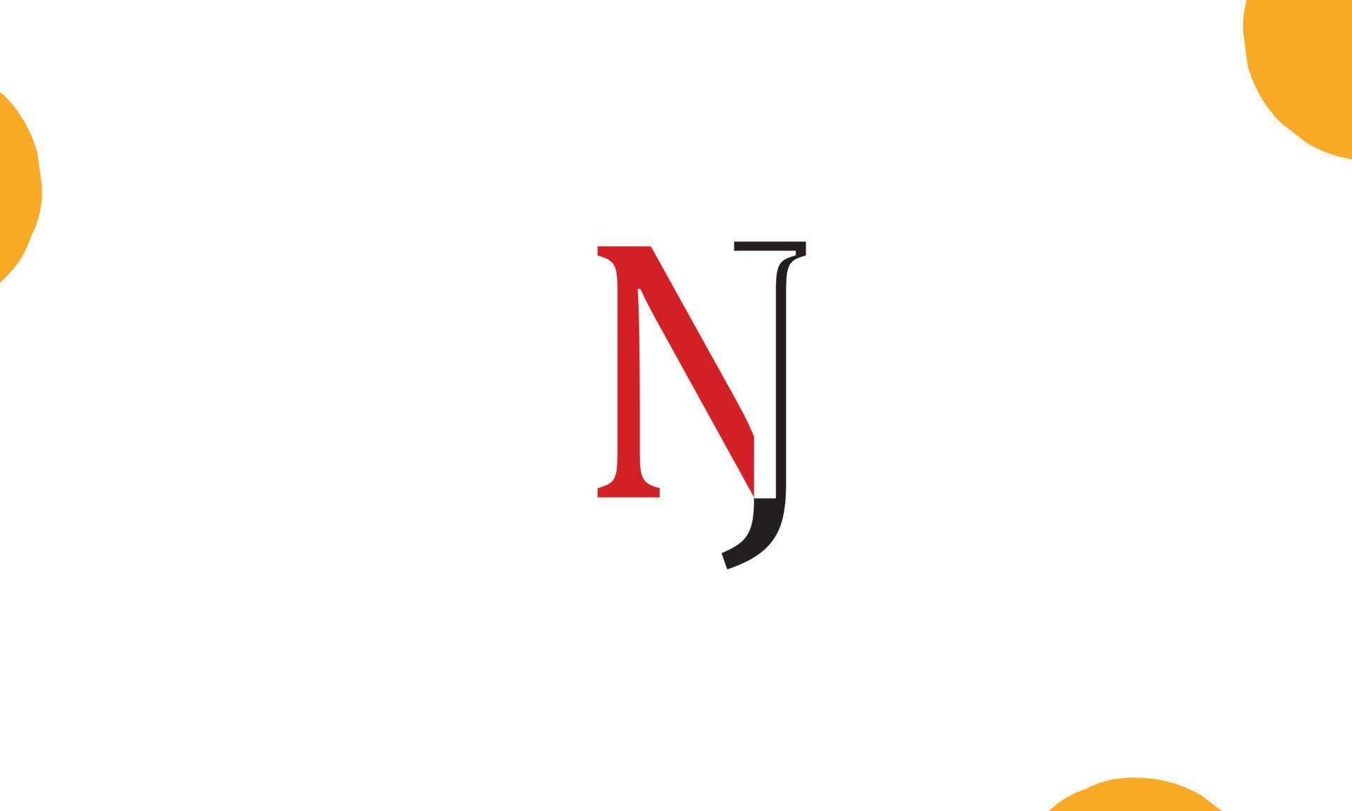 Alphabet letters Initials Monogram logo NJ, JN, N and J 9889746 Vector Art at Vecteezy