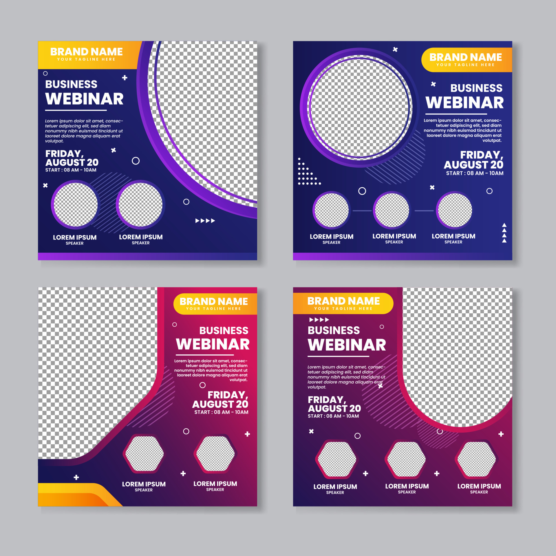 Gradient Webinar Social Media Post Template 9890603 Vector Art at Vecteezy Gradient Webinar Social Media Post Template 9890603 Vector Art at Vecteezy