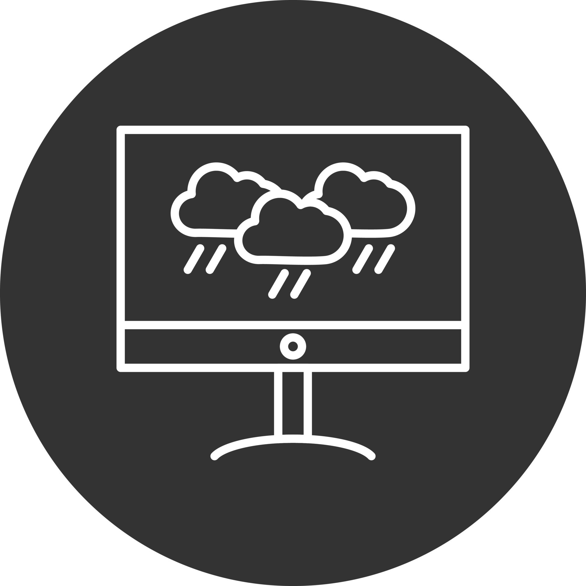 Forecast Line Inverted Icon 9893111 Vector Art at Vecteezy