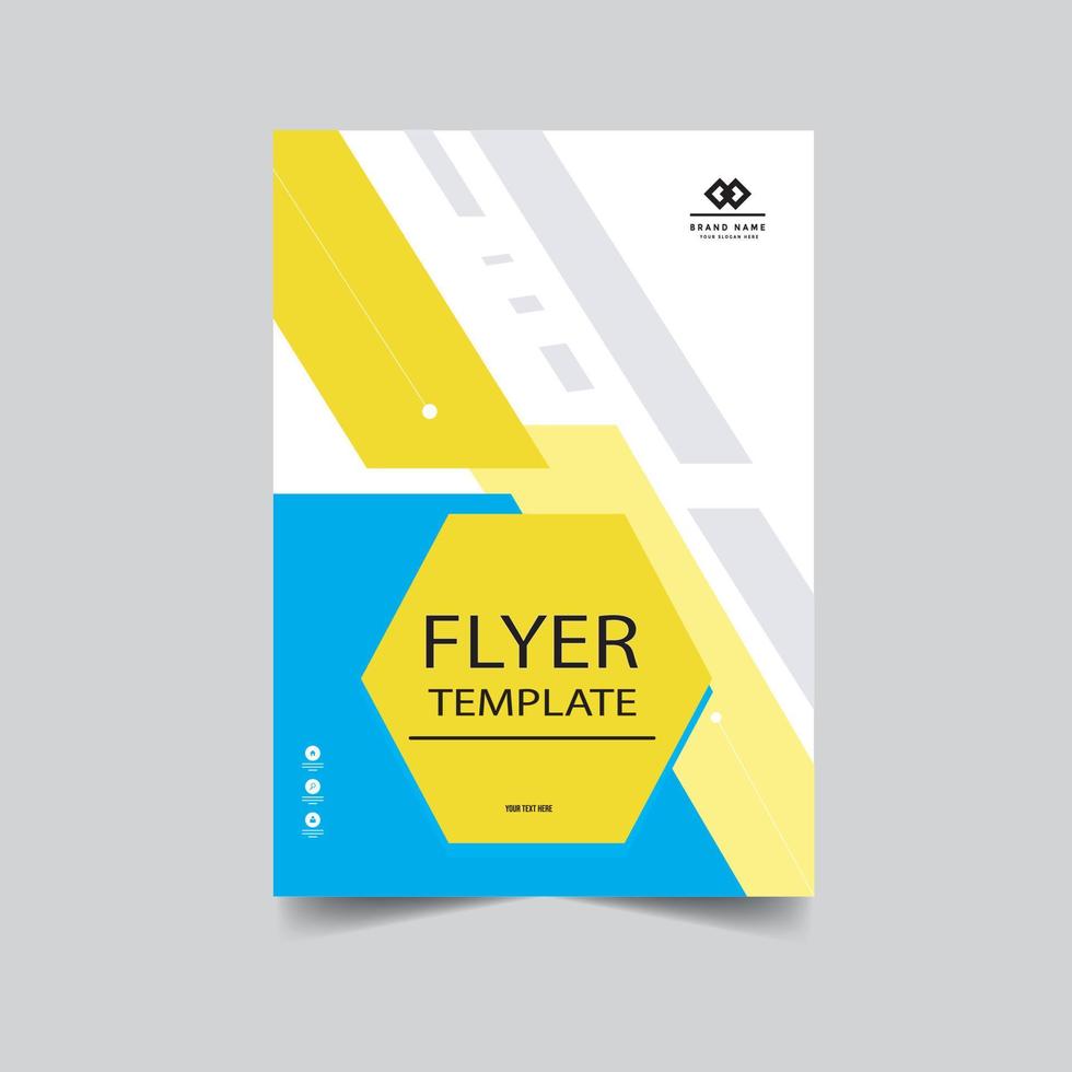Vector Corporate Business Brochure Template Design 9897671 Vector Art