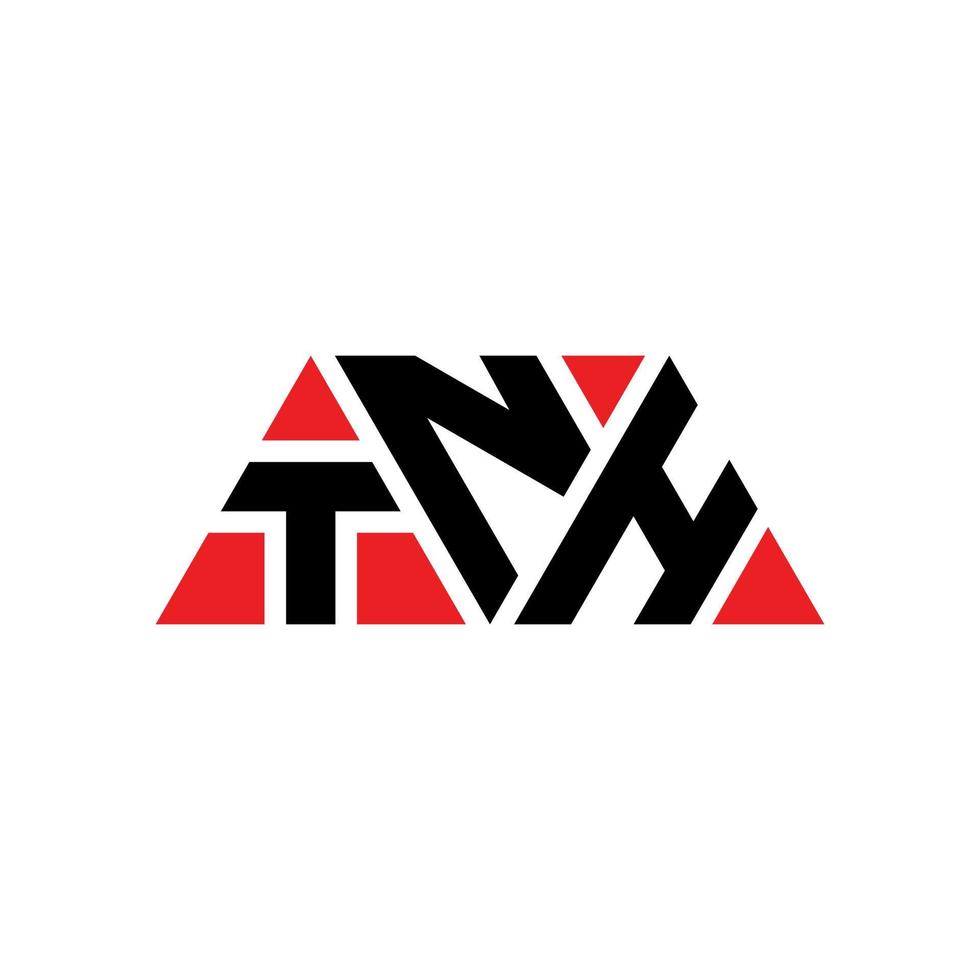 TNH triangle letter logo design with triangle shape. TNH triangle logo design monogram. TNH ...