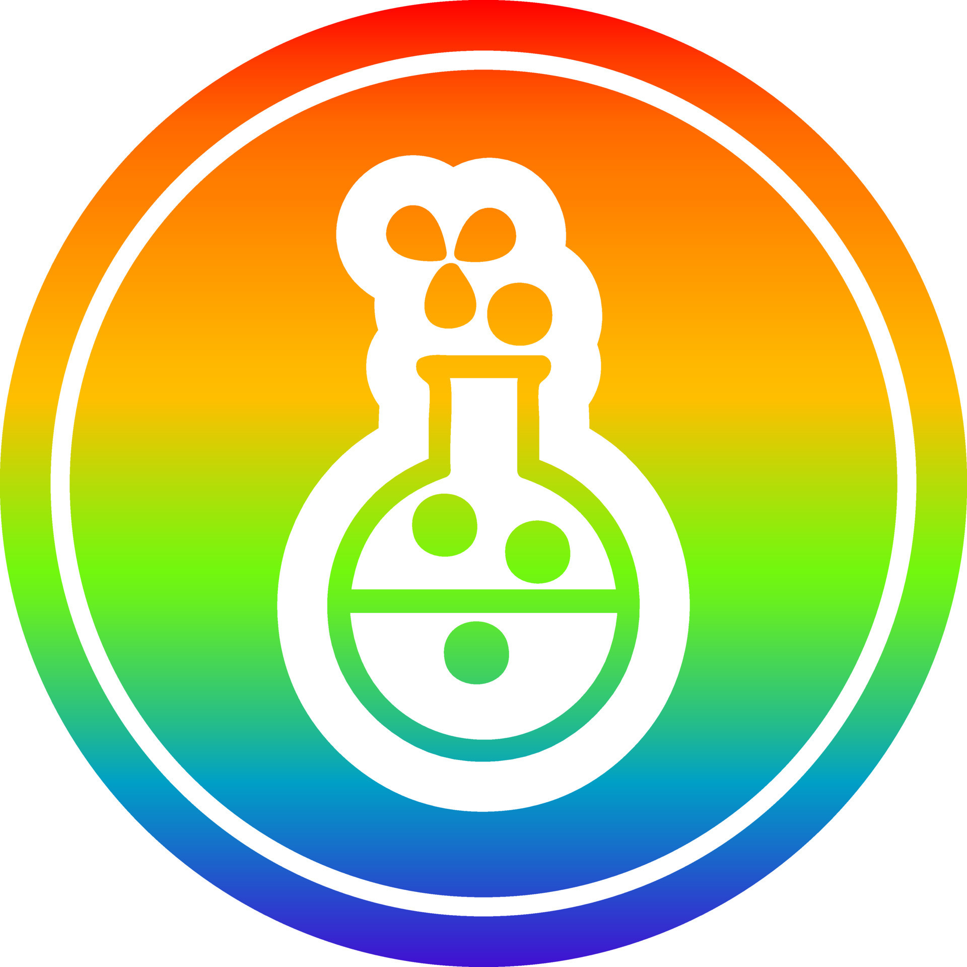 Science Experiment Circular In Rainbow Spectrum 9909210 Vector Art At Vecteezy