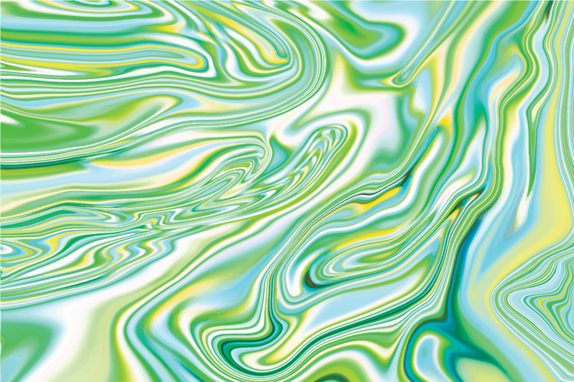 Holographic Acid Green Liquid Marble Texture Background 9910267 Vector