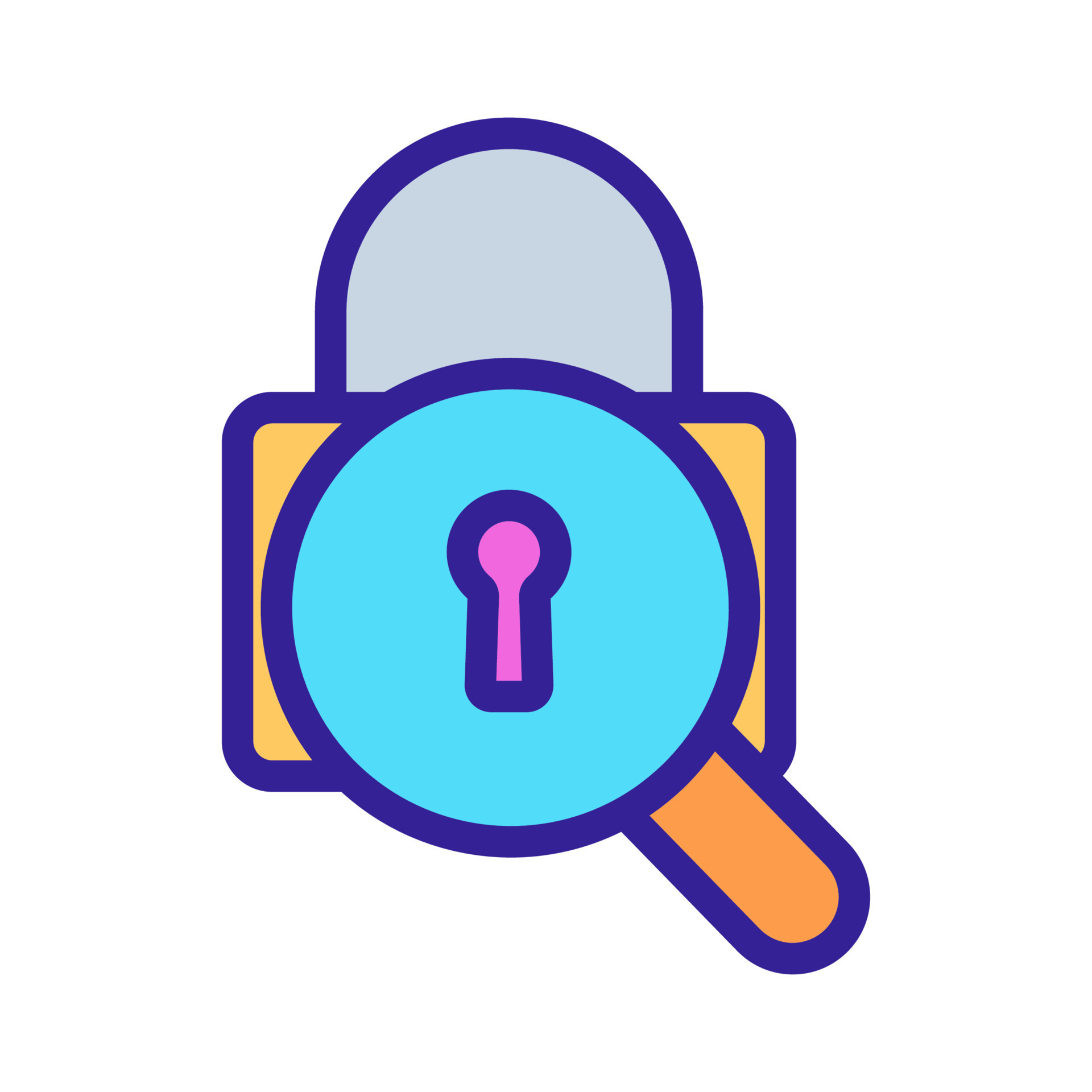 The Password Selection Icon Vector Isolated Contour Symbol Illustration 9911180 Vector Art At