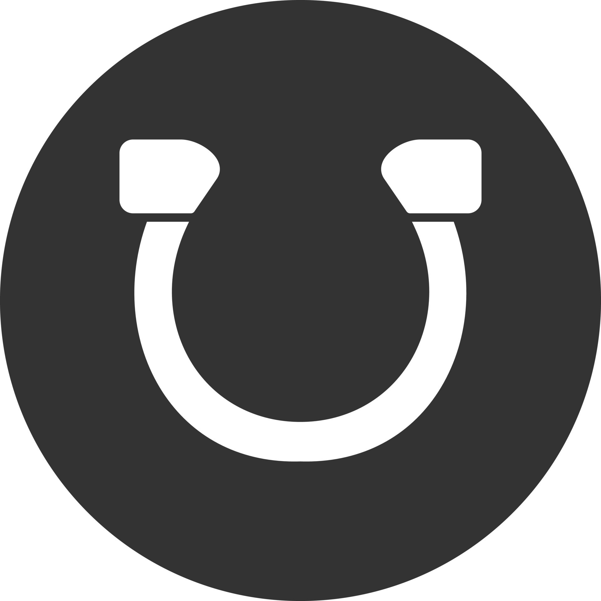 Horseshoe Glyph Inverted Icon 9911772 Vector Art at Vecteezy