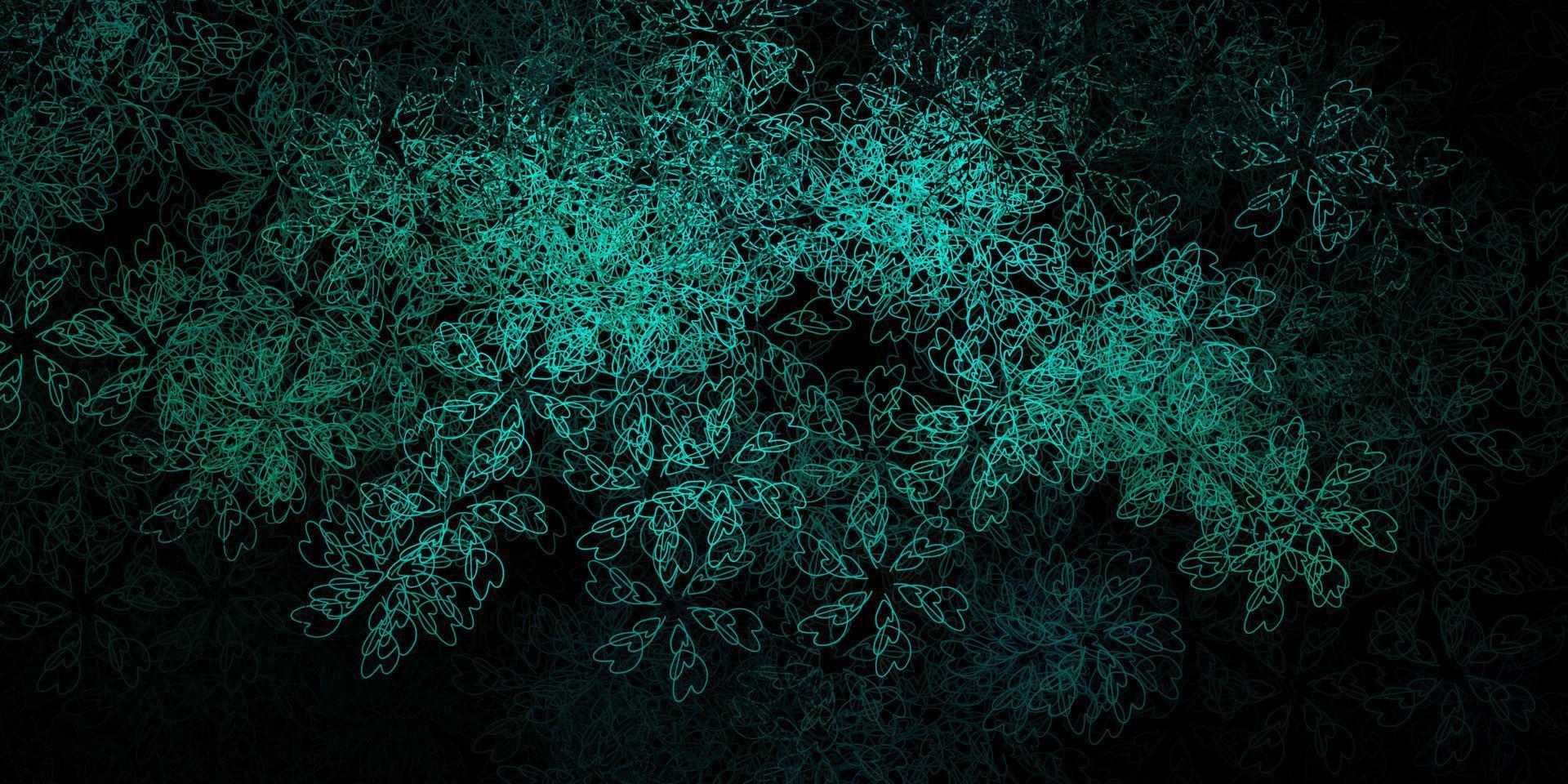 Dark Green Vector Pattern With Curves 9912768 Vector Art At Vecteezy