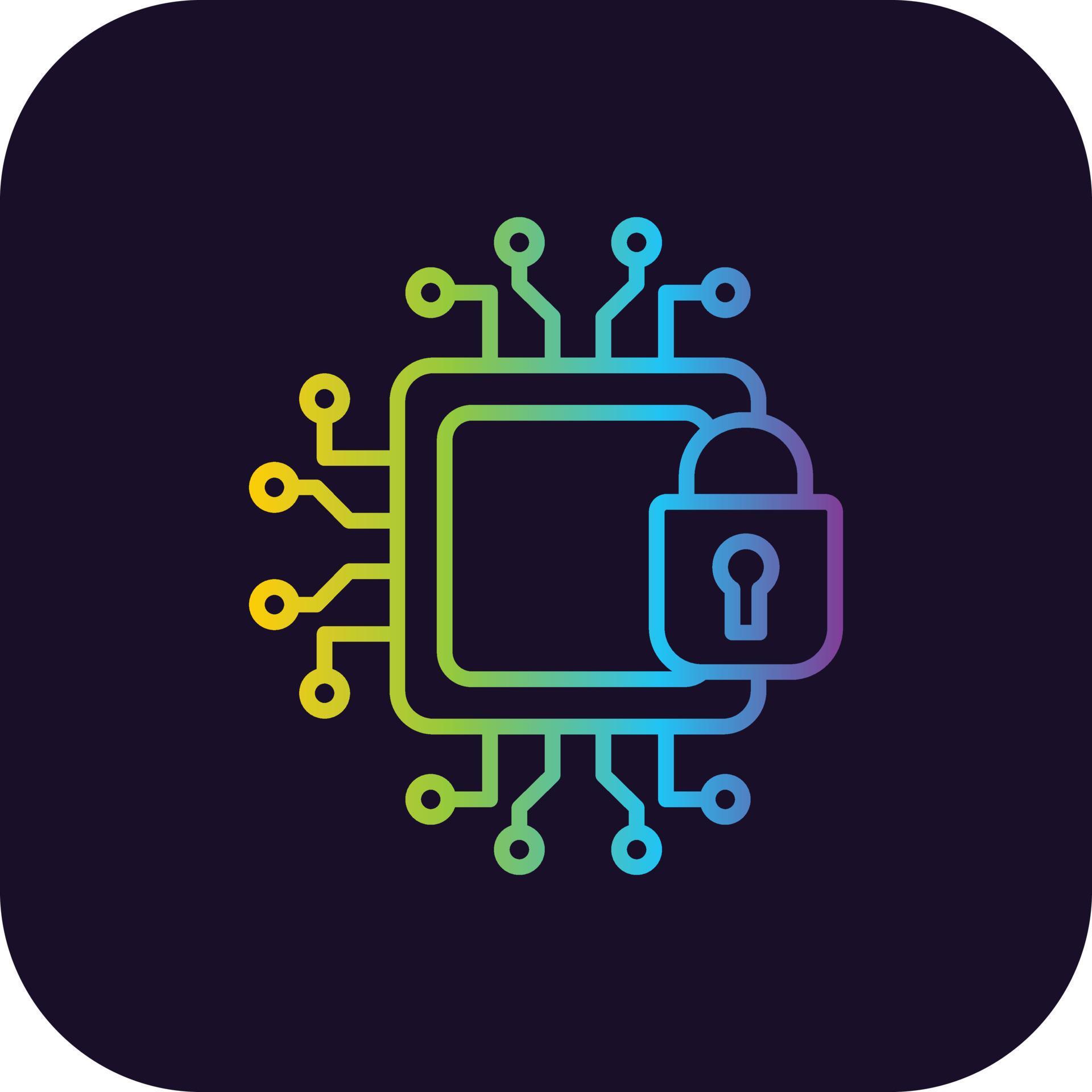 Encrypt Gradient Icon 9914311 Vector Art at Vecteezy