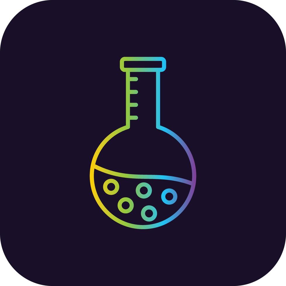 Flask Gradient Icon 9914363 Vector Art at Vecteezy