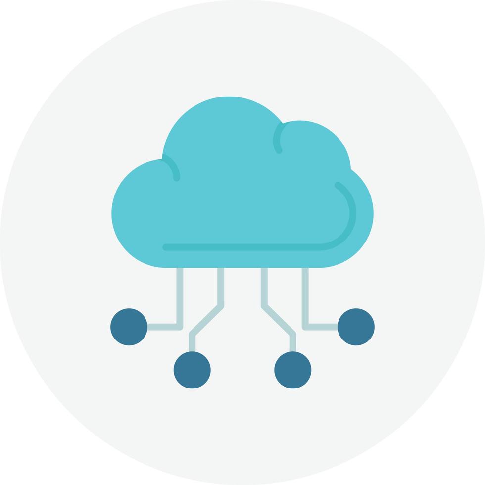 Cloud Computing Flat Circle 9915969 Vector Art at Vecteezy