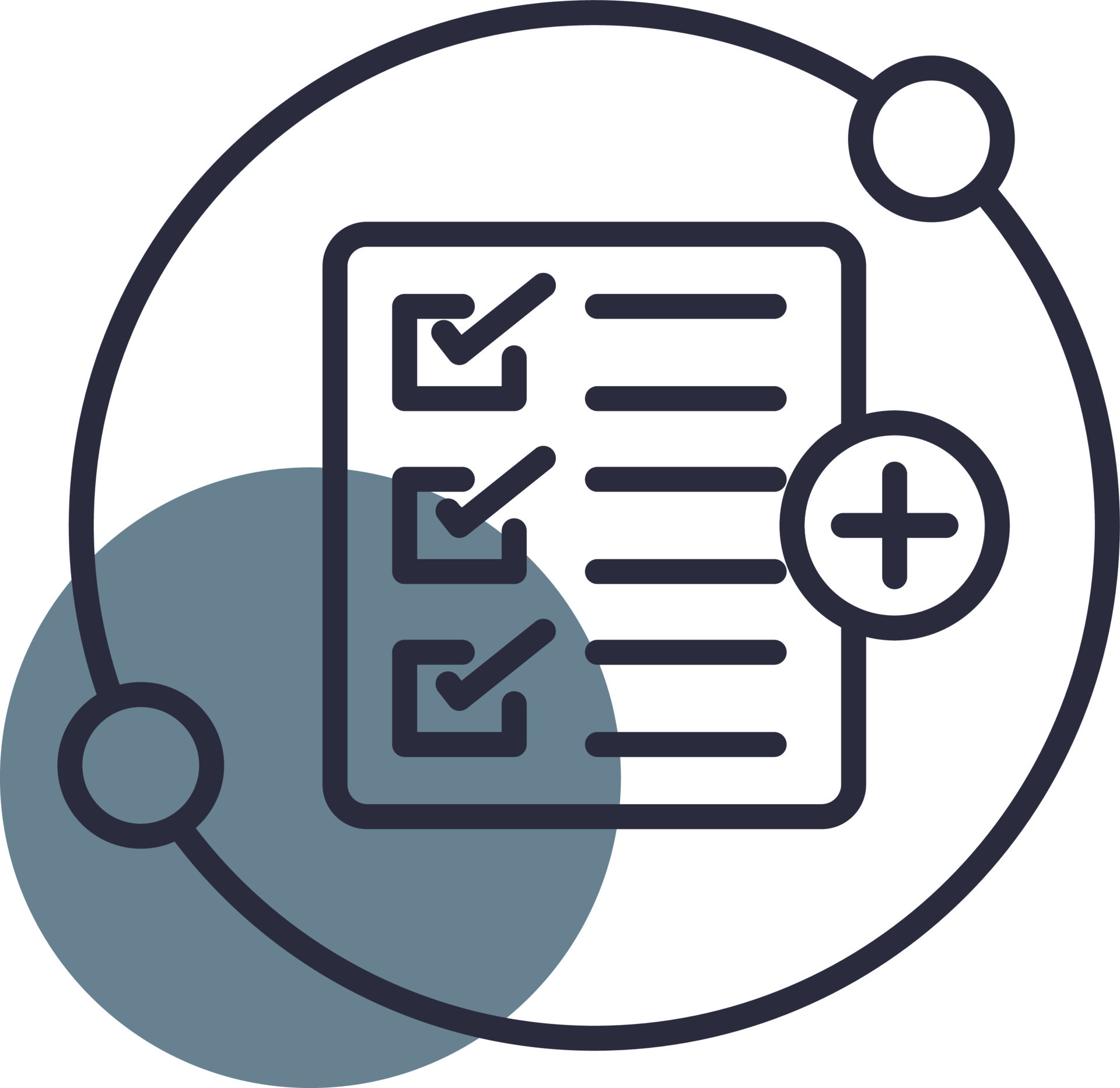 New Task Line Sesa Circle Icon 9916517 Vector Art at Vecteezy