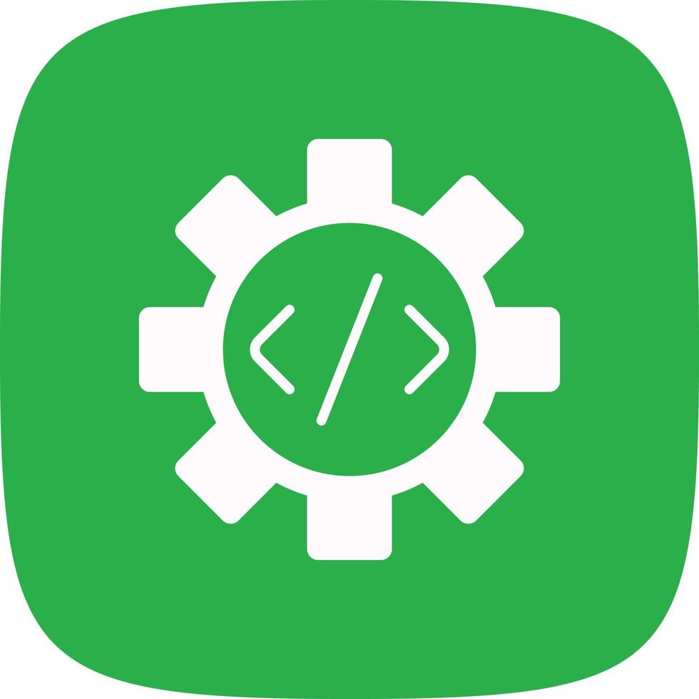 Programming Glyph Round Corner 9920923 Vector Art at Vecteezy