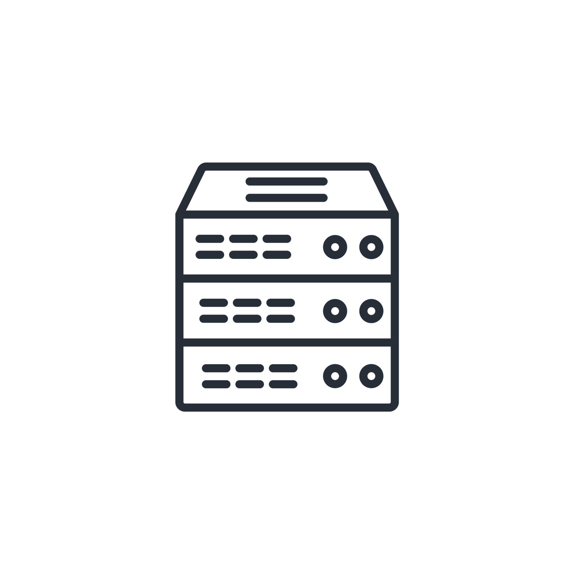 iconos de servidor símbolo elementos vectoriales para web infográfico 9922327 Vector en Vecteezy