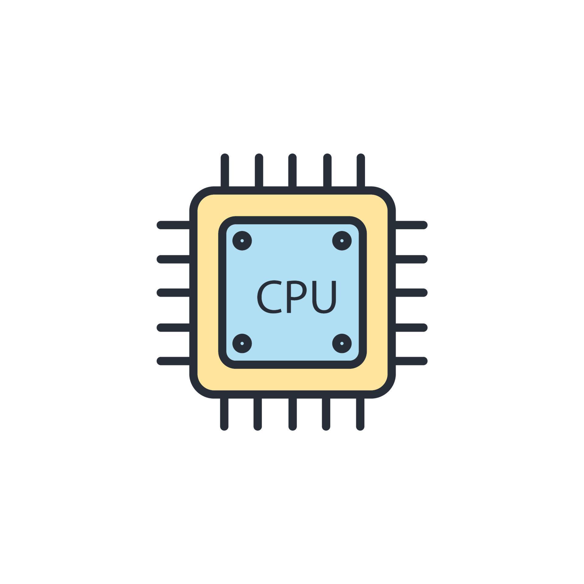 cpu icons symbol vector elements for infographic web 9922408 Vector Art at Vecteezy